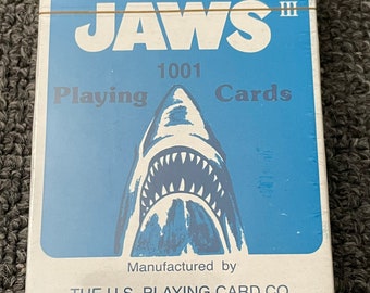 Jaws Playing Cards - Etsy