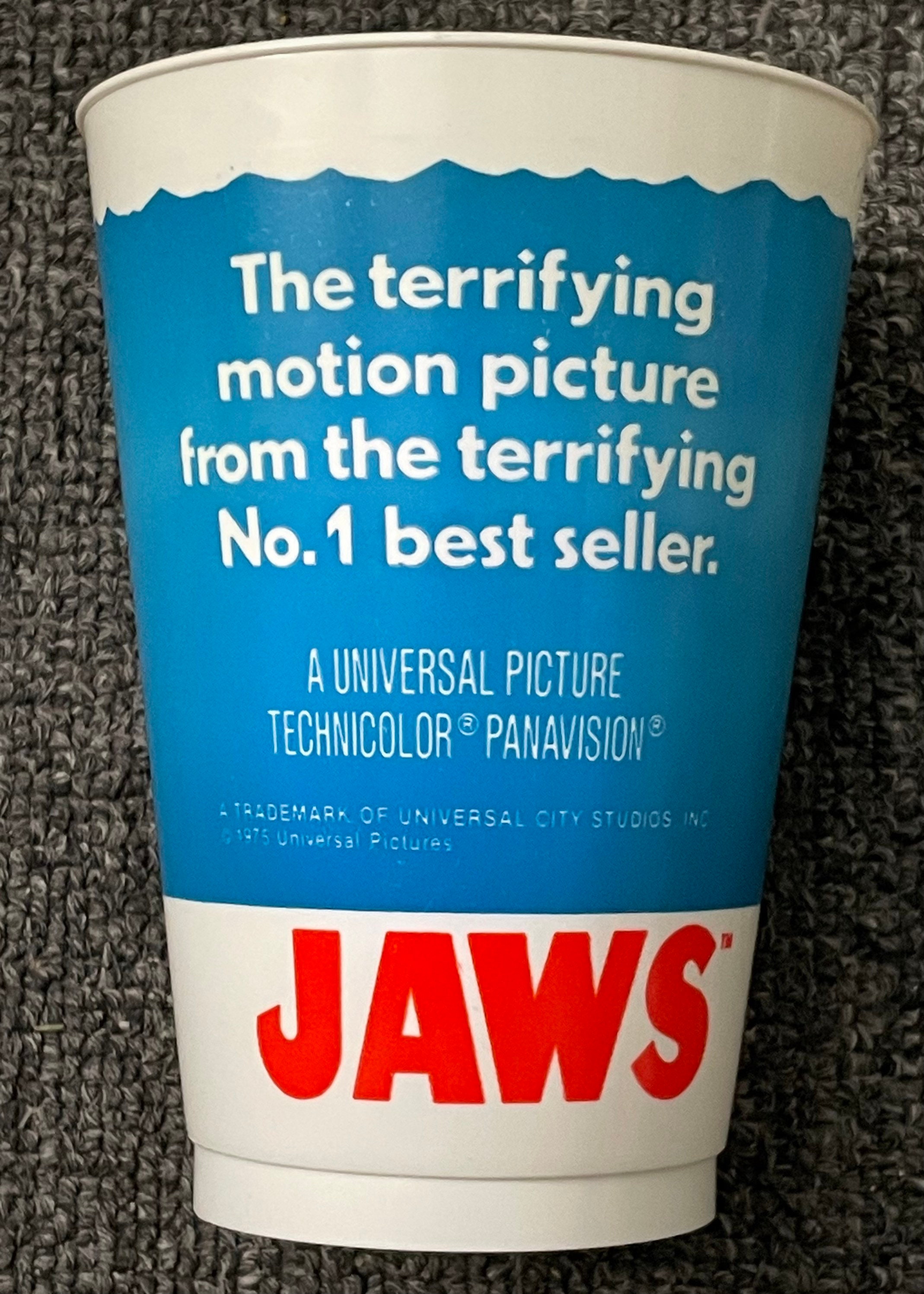 1975 JAWS Plastic Cup Fantastic Shape Steven Spielberg Great White ...