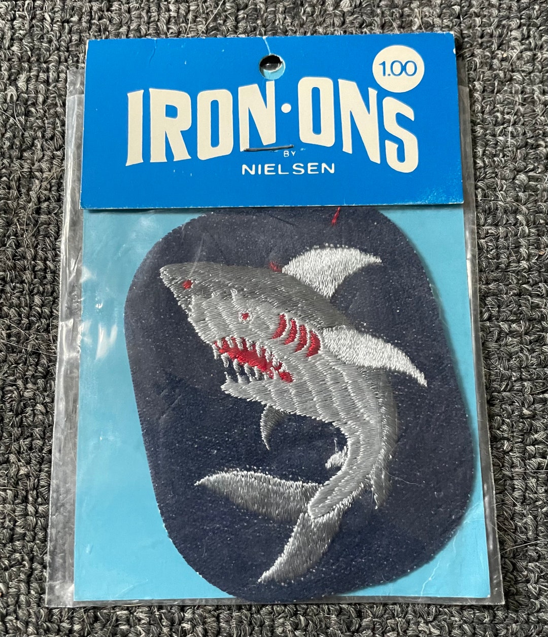 Vintage 1975 Shark Iron on Jean Patch! JAWS Craze! Factory Sealed ...