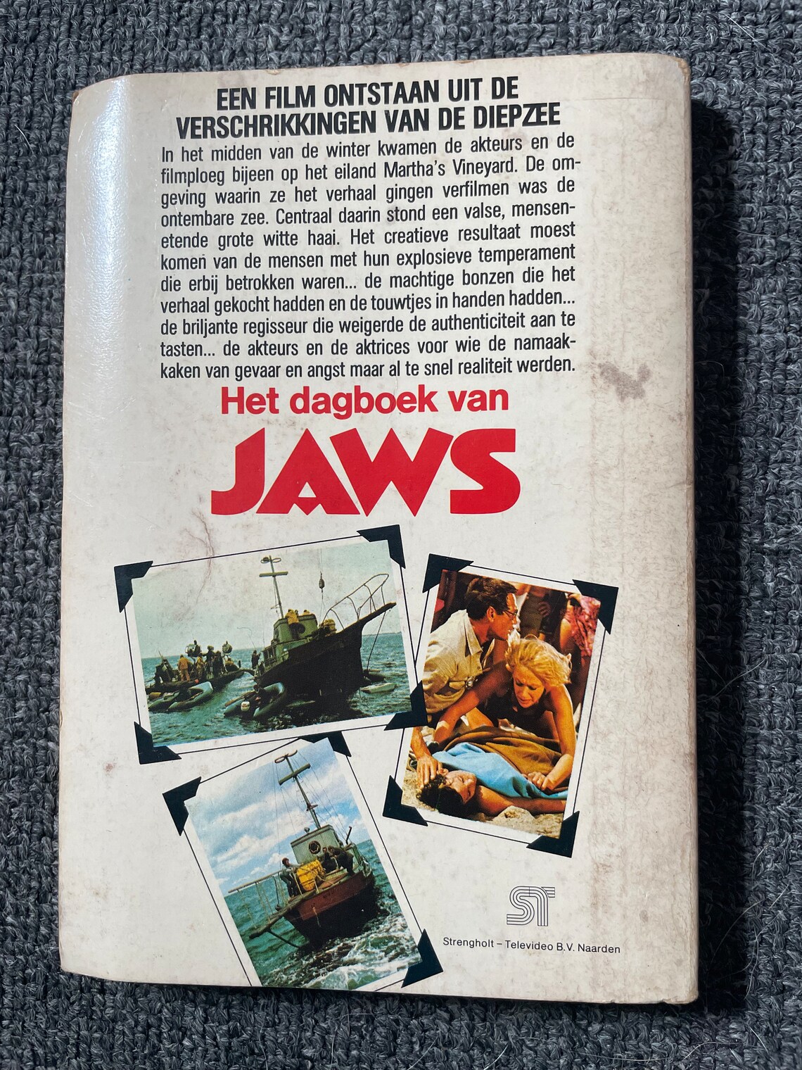 1975 Original the JAWS Log Large Paperback Book German - Etsy