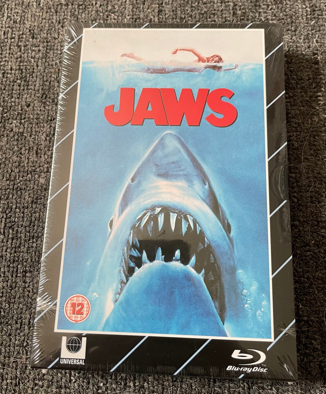 OOP JAWS Bluray Dvd in Vintage VHS Case! Factory Sealed! Europe Regions ...