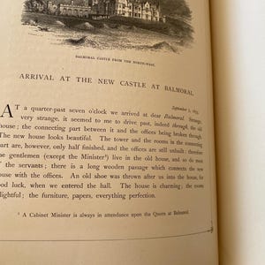 Balmoral Castle Antique Ext Rare Large Antique Book Scottish - Etsy