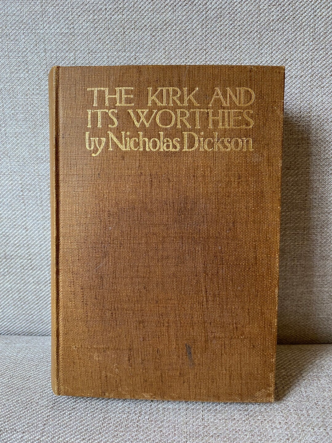 Scottish Church and Characters Antique Book Beautifully Illustrated ...