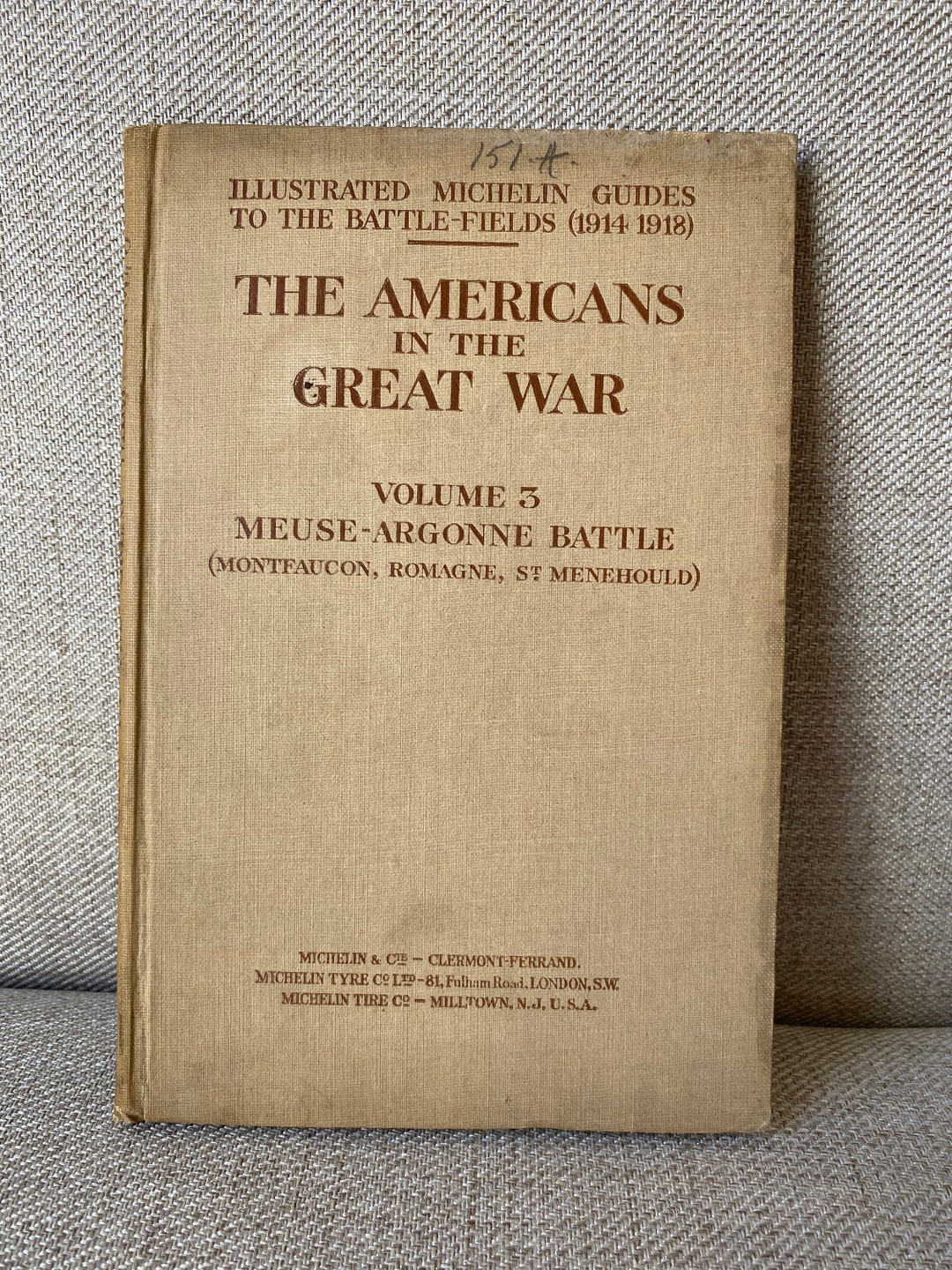 WW1 French Battlefields Americans Argonne Area (1919 Book) - Etsy
