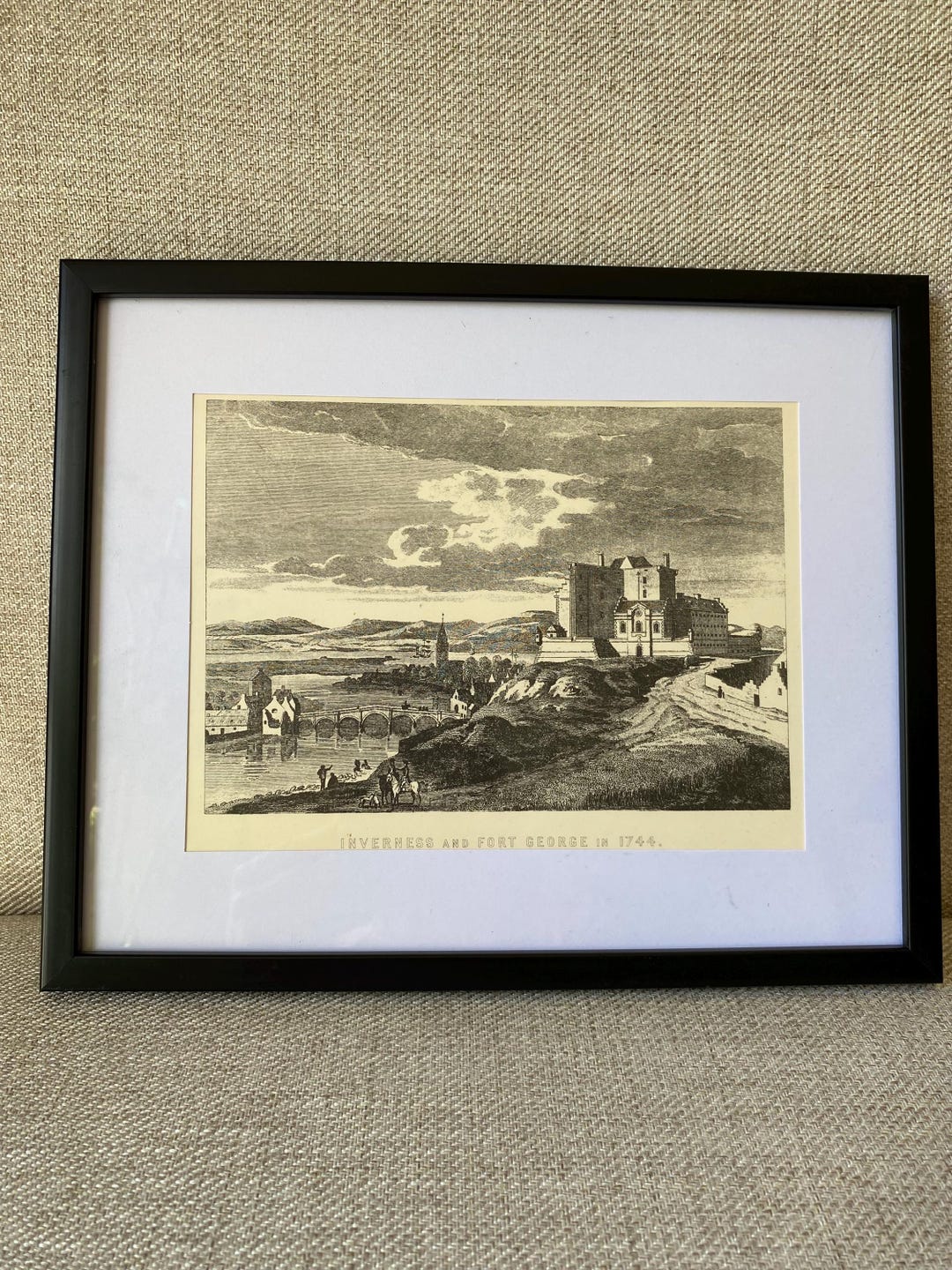 Inverness & Fort George Antique Picture Framed - Etsy