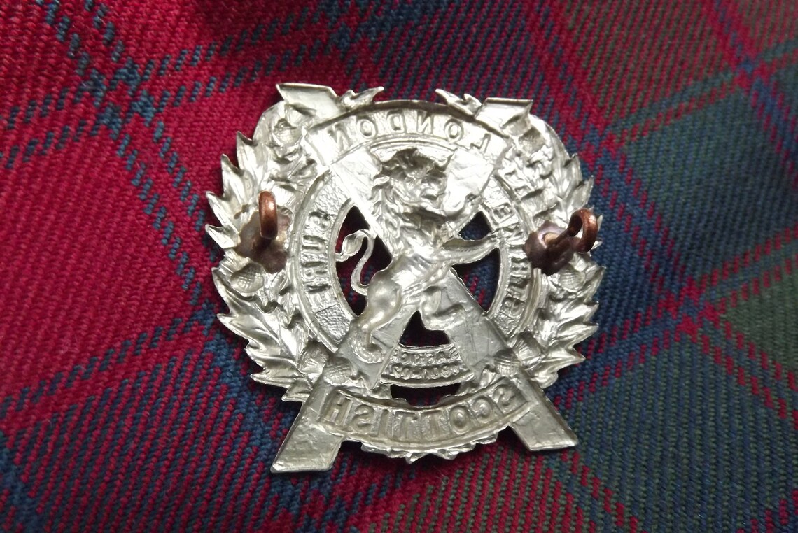 Scottish Original Cap Badge WW1 Infantry Vintage Militaria | Etsy