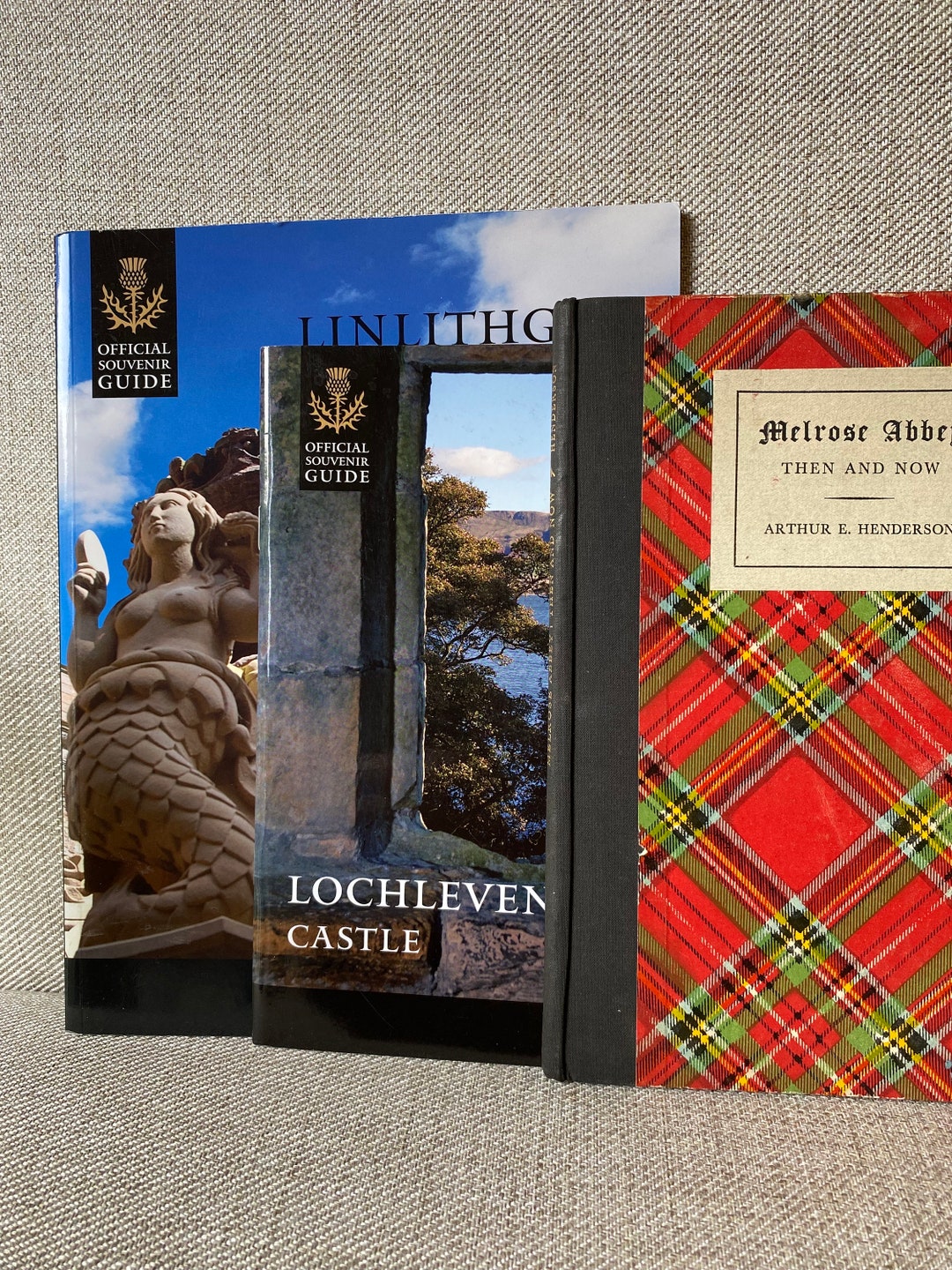 Scotland Melrose Abbey , Linlithgow Palace, Lochleven Castle Books ...