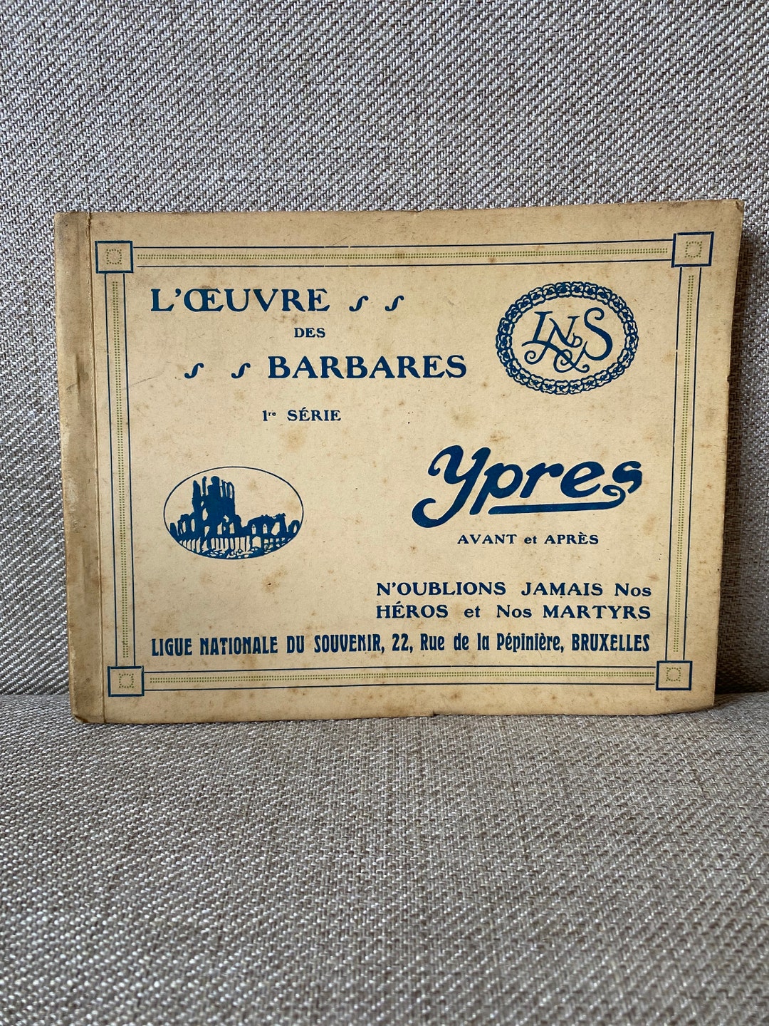 WW1 Ypres Before & After 1918 Book Postcards - Etsy