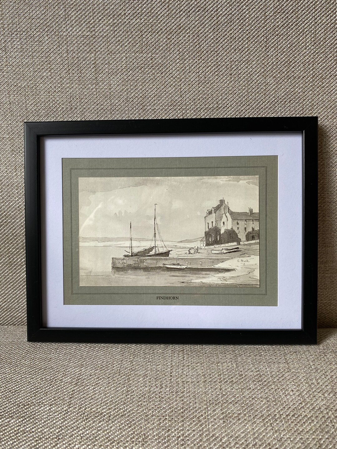 Findhorn Framed Picture 1931 Scottish Artist ( F1) - Etsy Sweden