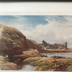 St Andrews Castle Vintage Print Framed ( SA) - Etsy
