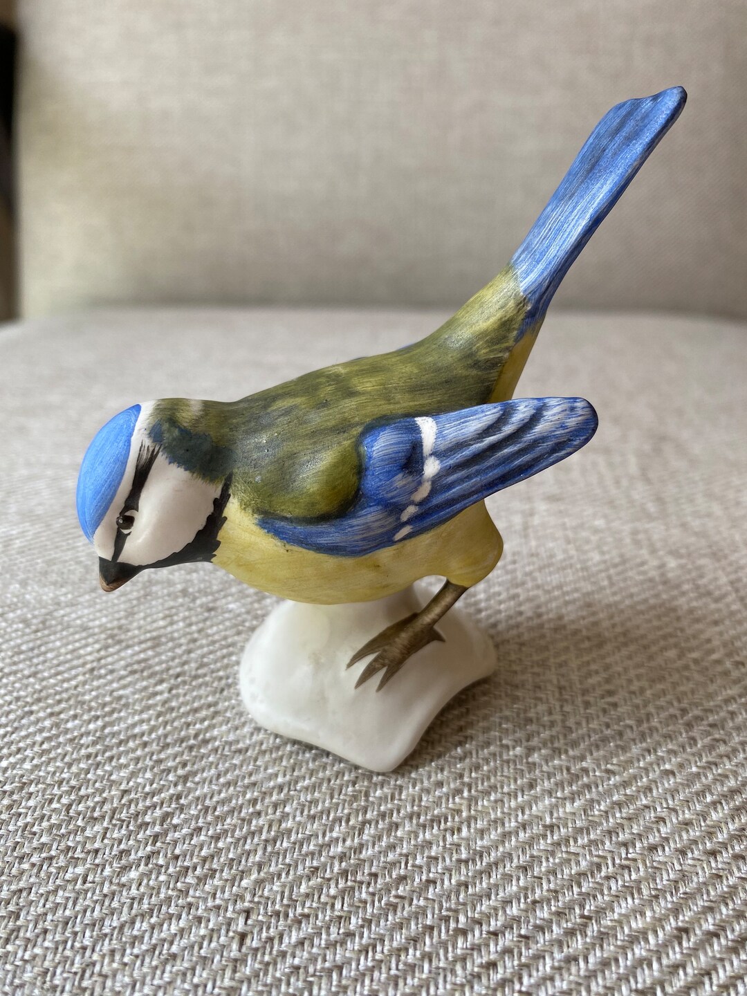Goebel Blue Titmouse Bird Figurine Vintage - Etsy