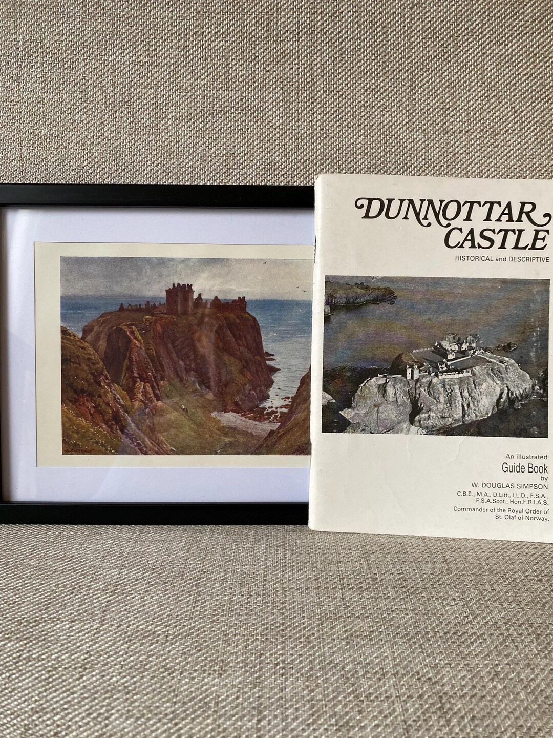 Scottish Castle Dunnottar Clan Keith Picture Framed - Etsy