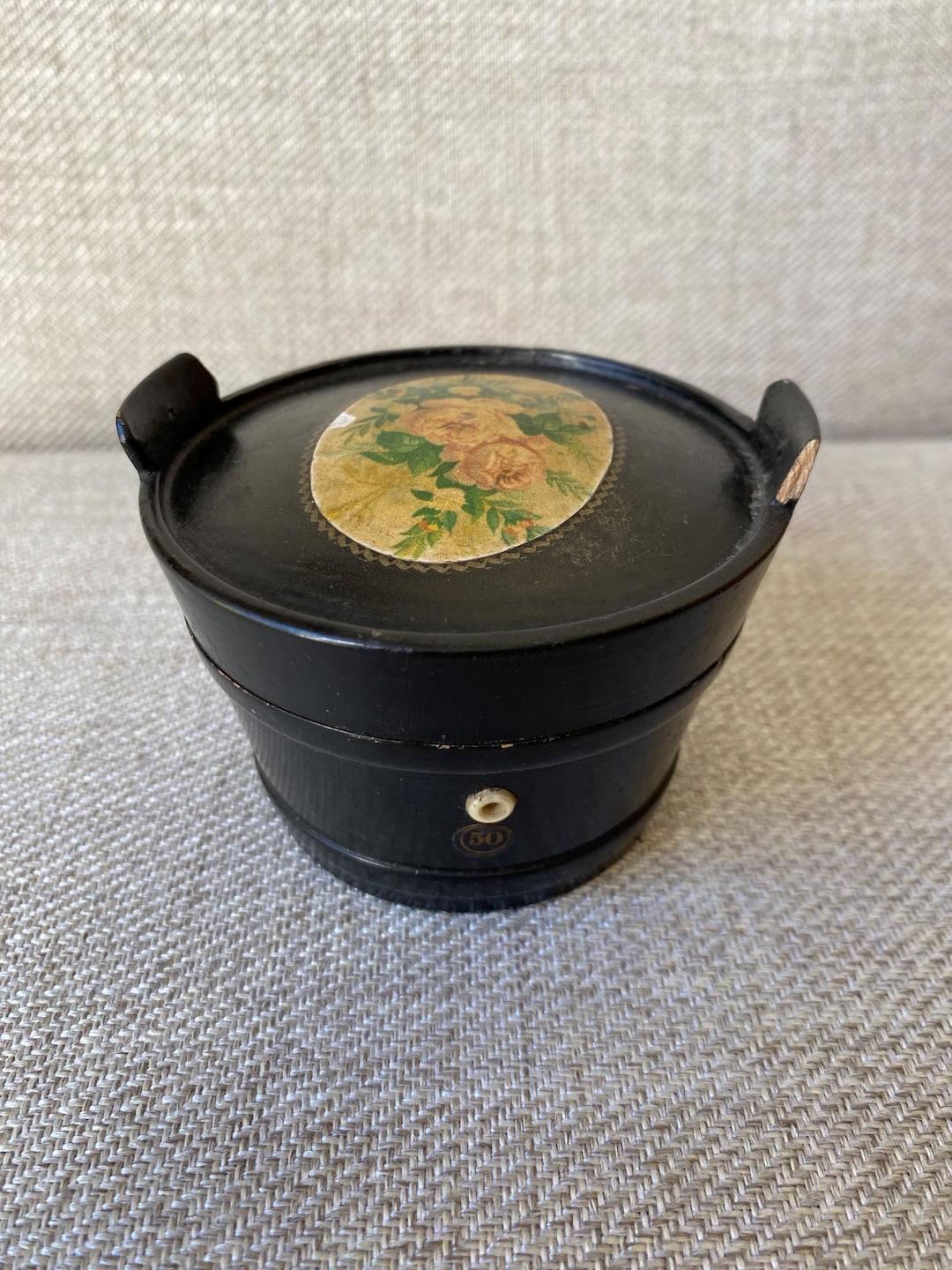 Mauchline Ware Sewing Box Rare Needs TLC - Etsy