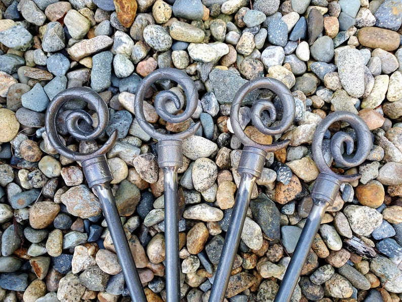 Set of Hose Guides - SPIRAL - Solid Metal 17" - Etsy