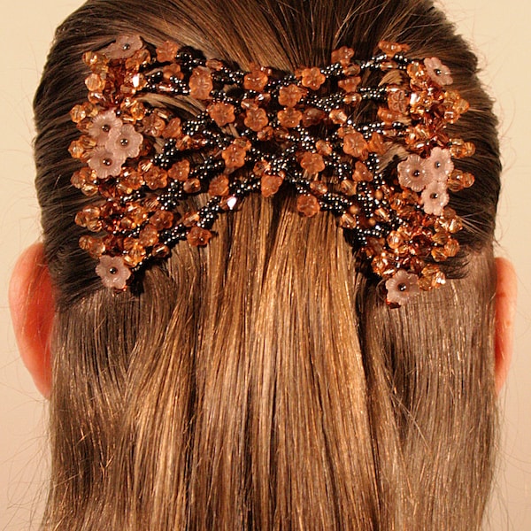 Stretchy Double Comb Hair Clip - Etsy