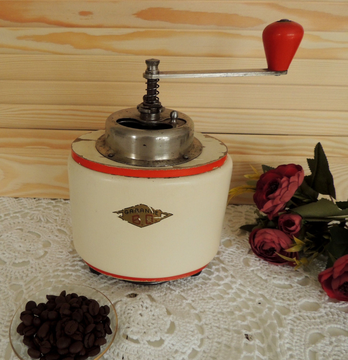 Vintage Coffee Grinder Garantie Rare Coffee Mill Vintage | Etsy
