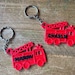 Personalised Fire Engine Keychain: 3D Printed Party Favor - Etsy