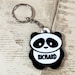 Panda Keyring - Keychain - Personalised 3D Printed - Party Bag Fillers ...