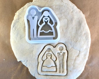 Clay bride and groom | Etsy