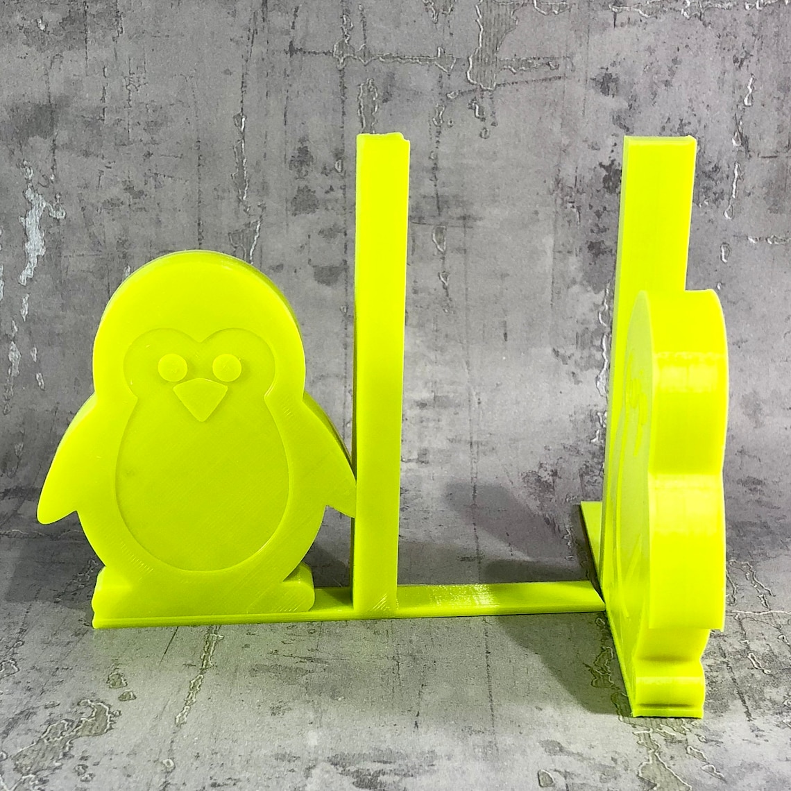 Penguin Bookends 3D Printed Book Storage Nursery Decor | Etsy UK