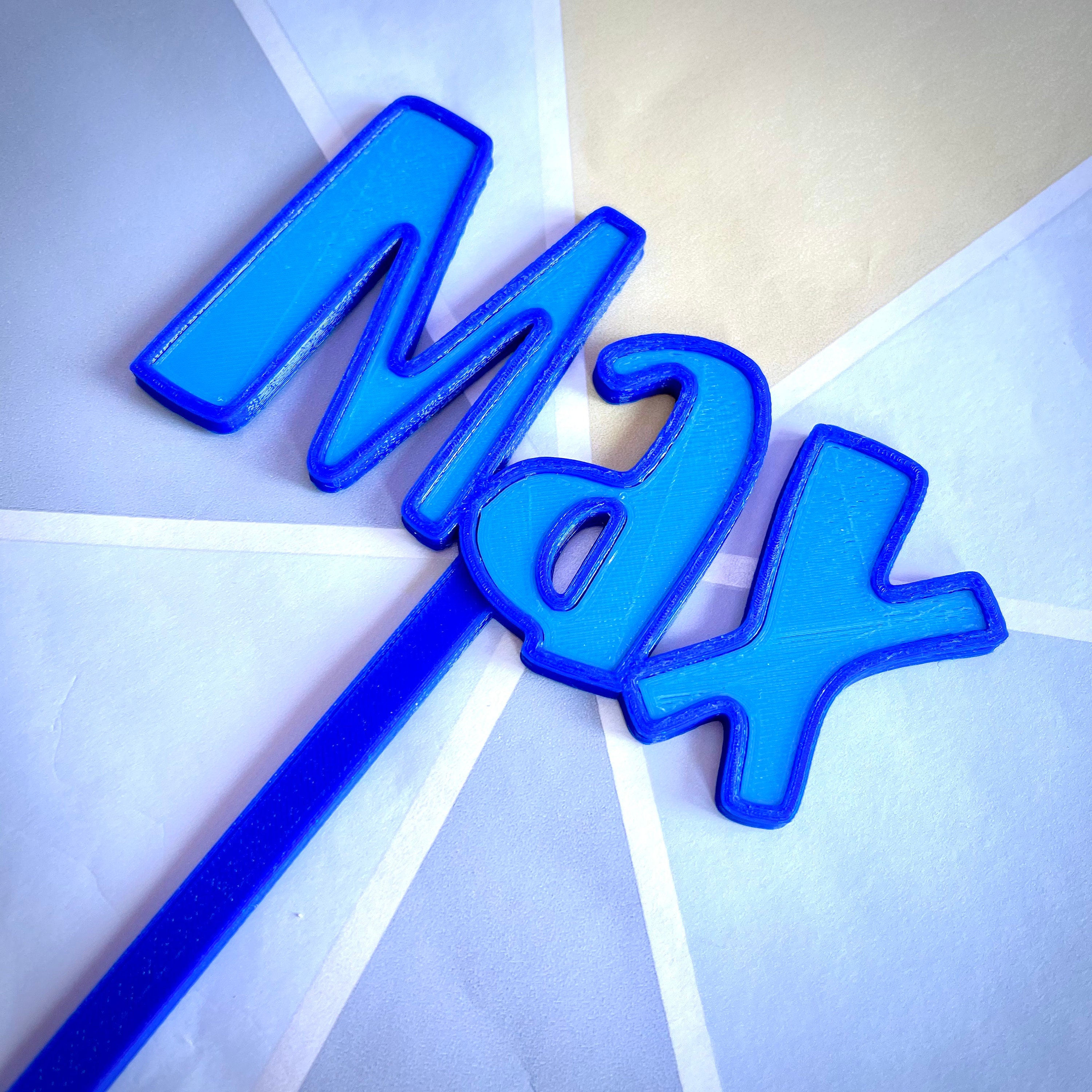 Border Name Cake Topper Party Decorations Cake Decorating - Etsy