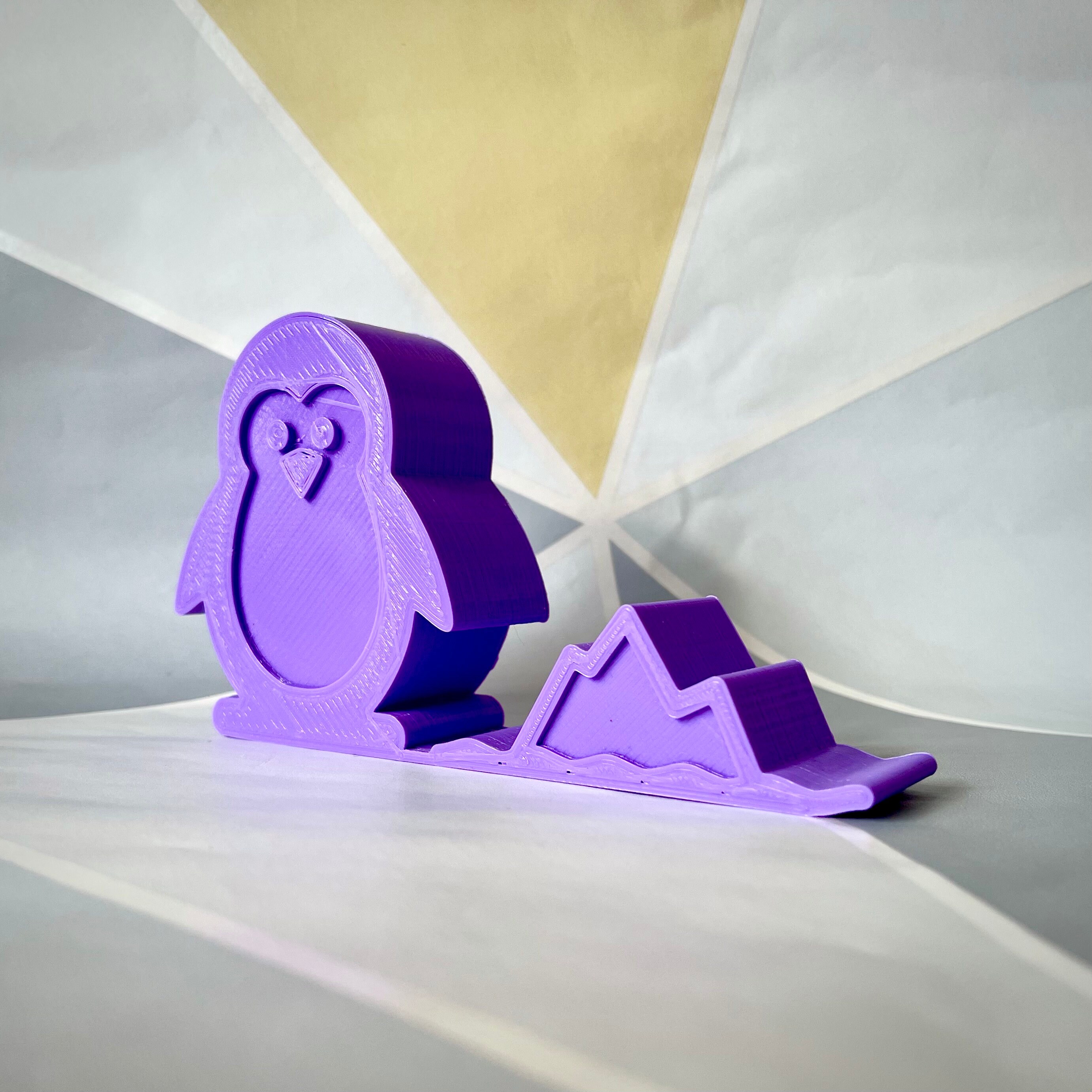 Penguin Mobile Ipad Phone Stand Sealife Desk Accessory - Etsy