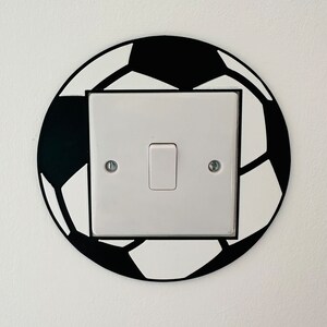 Football Light Switch Surround Cover - 3D Printed - Bedroom Decor ...