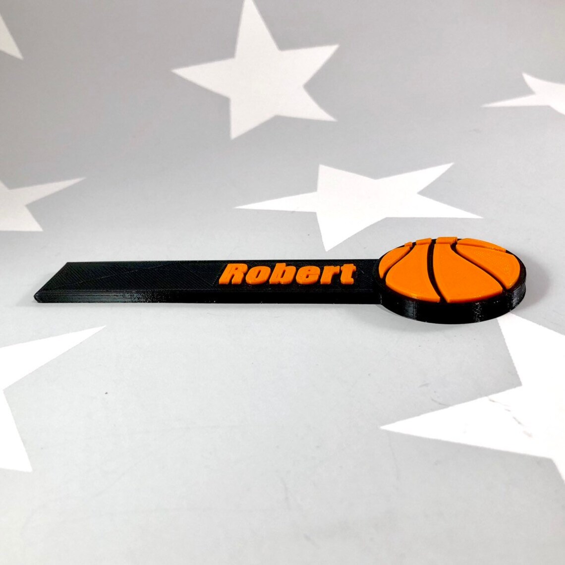 Basketball Bookmark 3D Printed Personalised Book Lover | Etsy