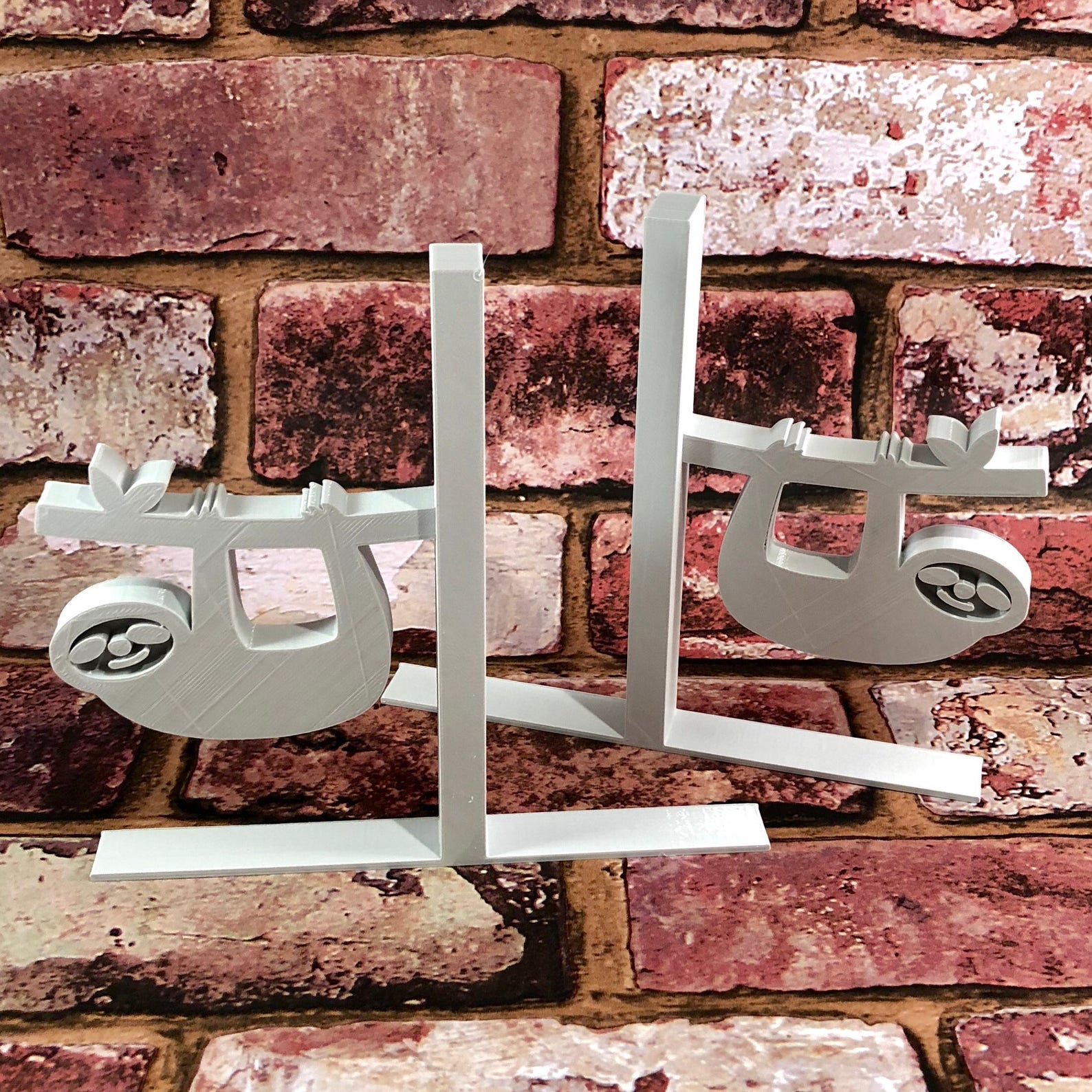 Sloth Bookends 3D Printed Book Storage Children's | Etsy