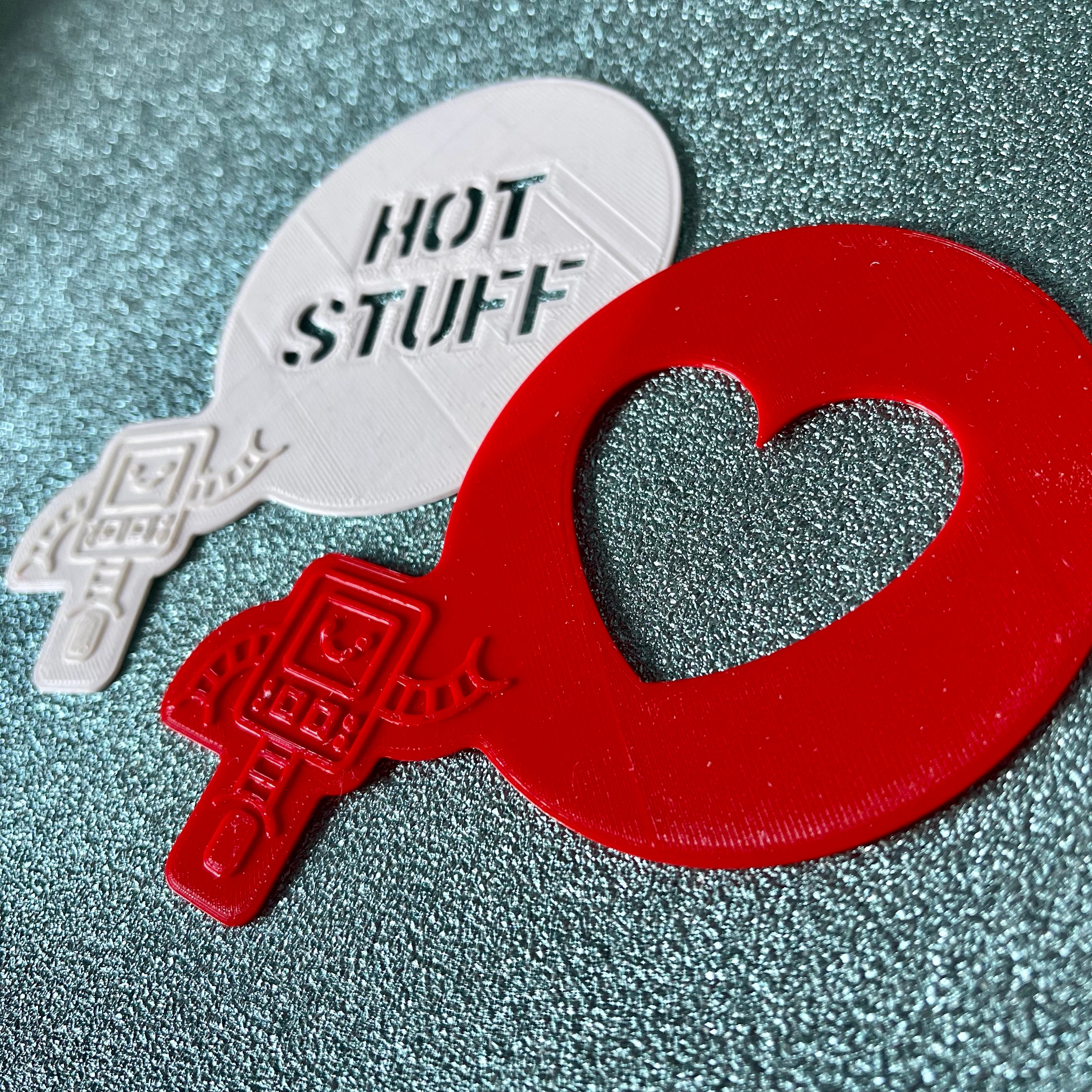 Hot Stuff Heart Coffee Stencil Custom Stencil 3D Printed - Etsy
