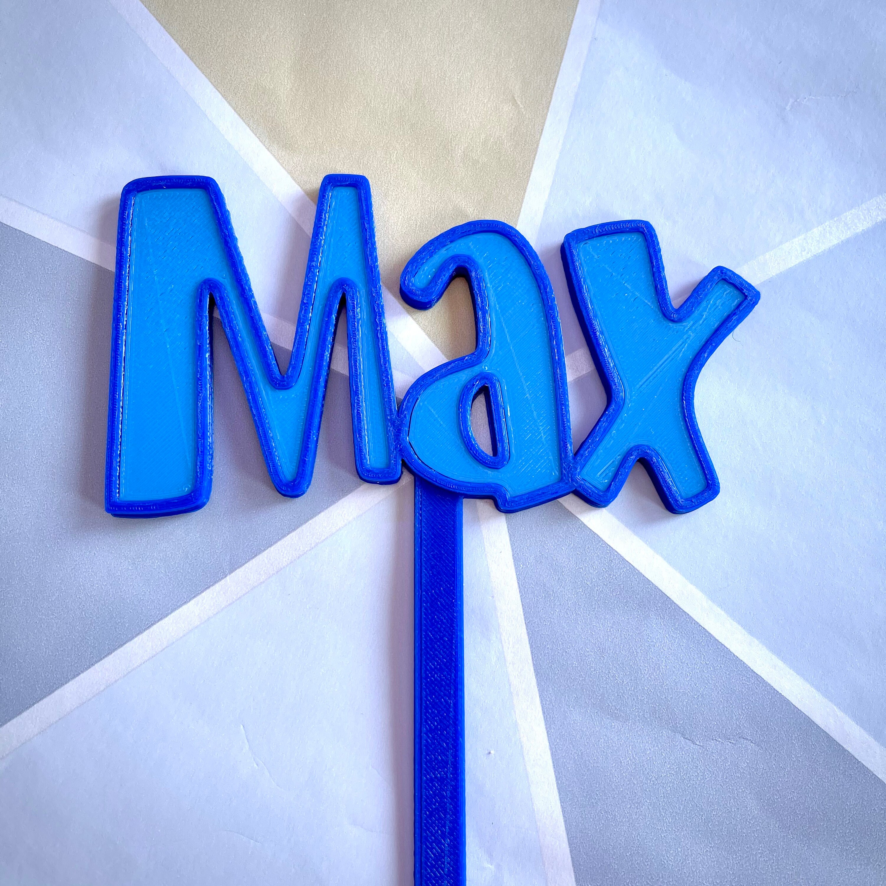 Border Name Cake Topper Party Decorations Cake Decorating - Etsy