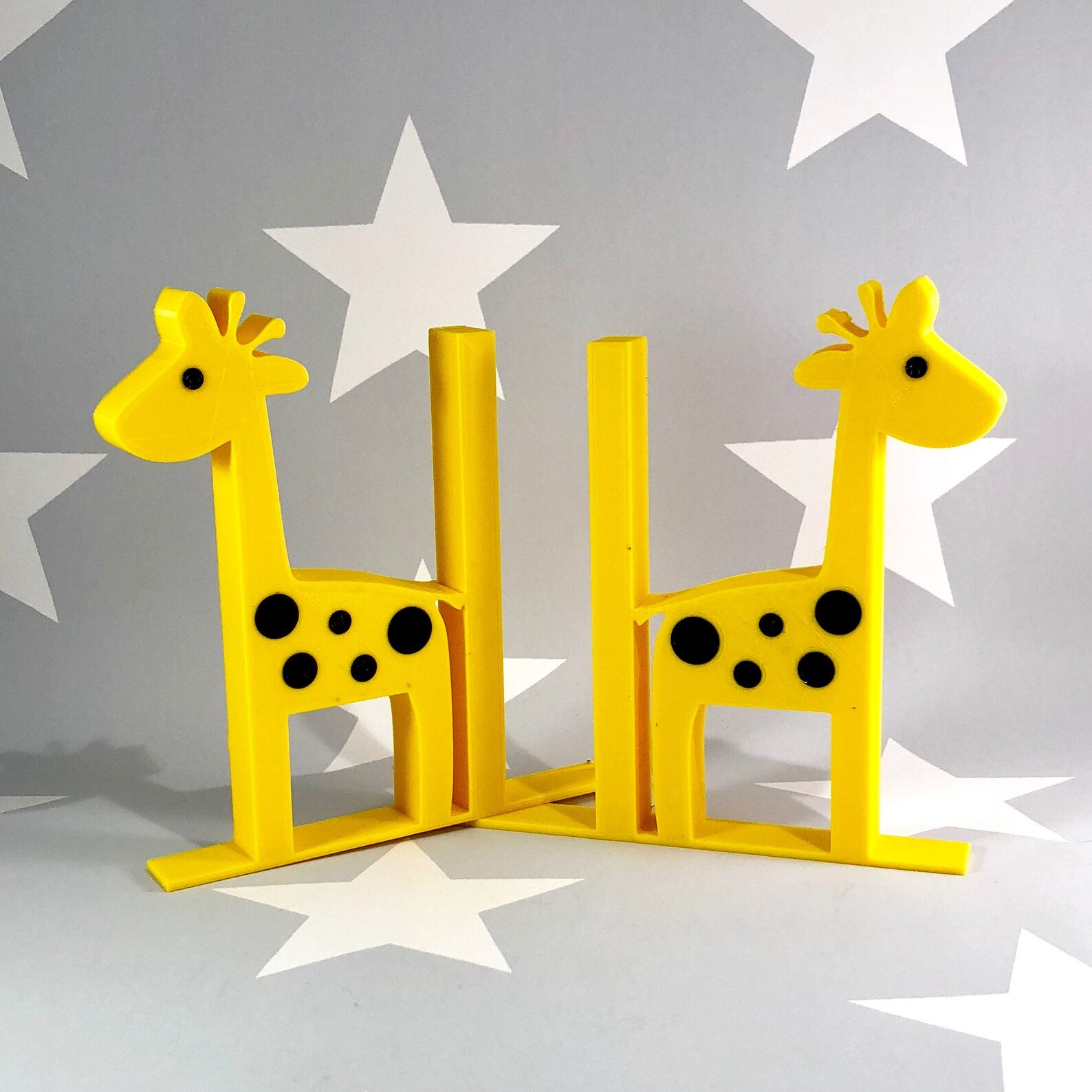 Giraffe Bookends 3D Printed Book Storage Children's - Etsy