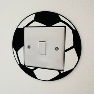 Football Light Switch Surround Cover - 3D Printed - Bedroom Decor ...