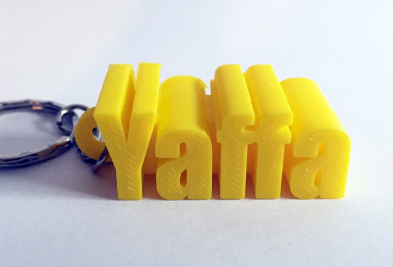 Keyring Keychain Personalised 3D Printed Party Bag - Etsy UK Keyring Keychain Personalised 3D Printed Party Bag - Etsy UK