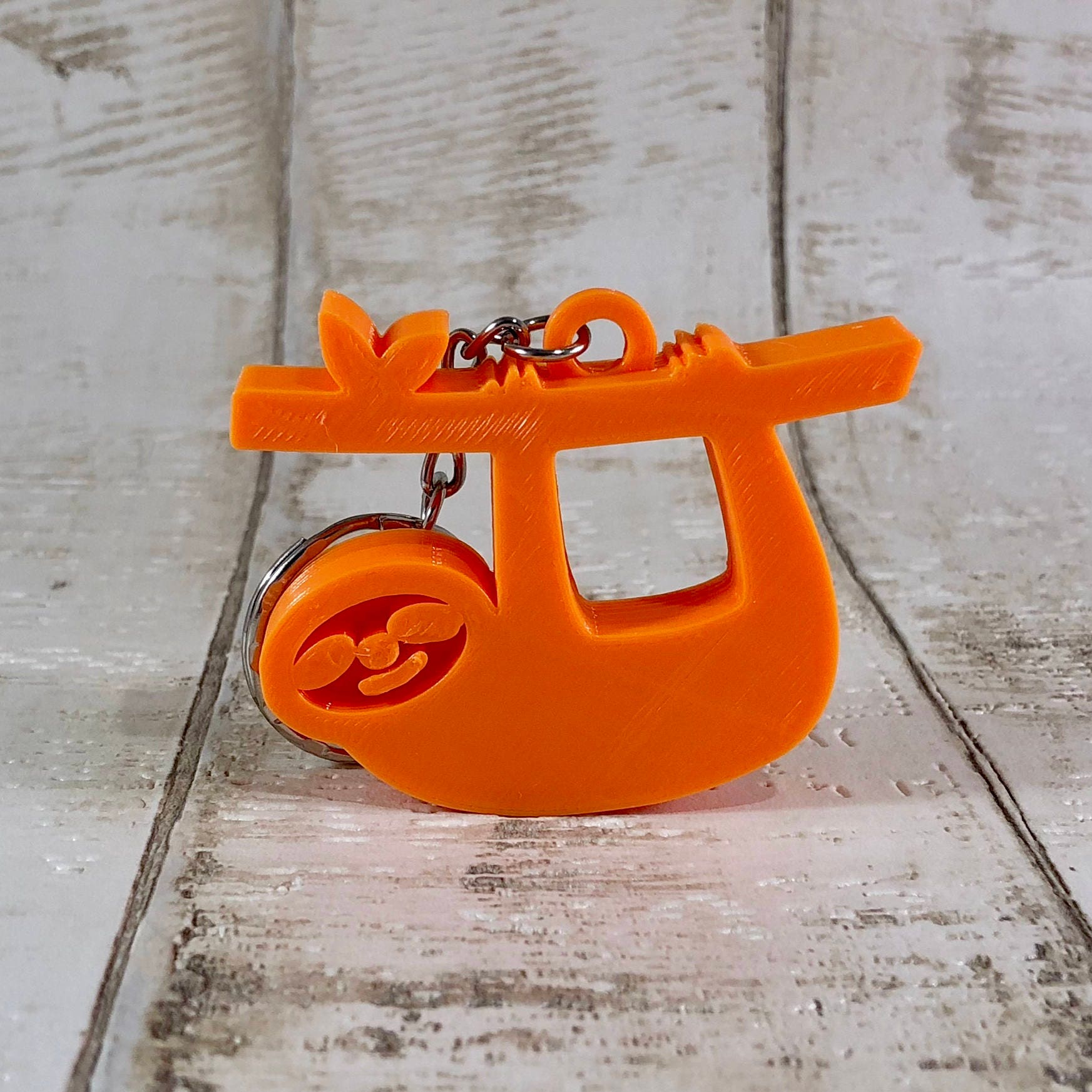 Sloth Keyring/Keychain 3D Printed Party Bag Fillers | Etsy