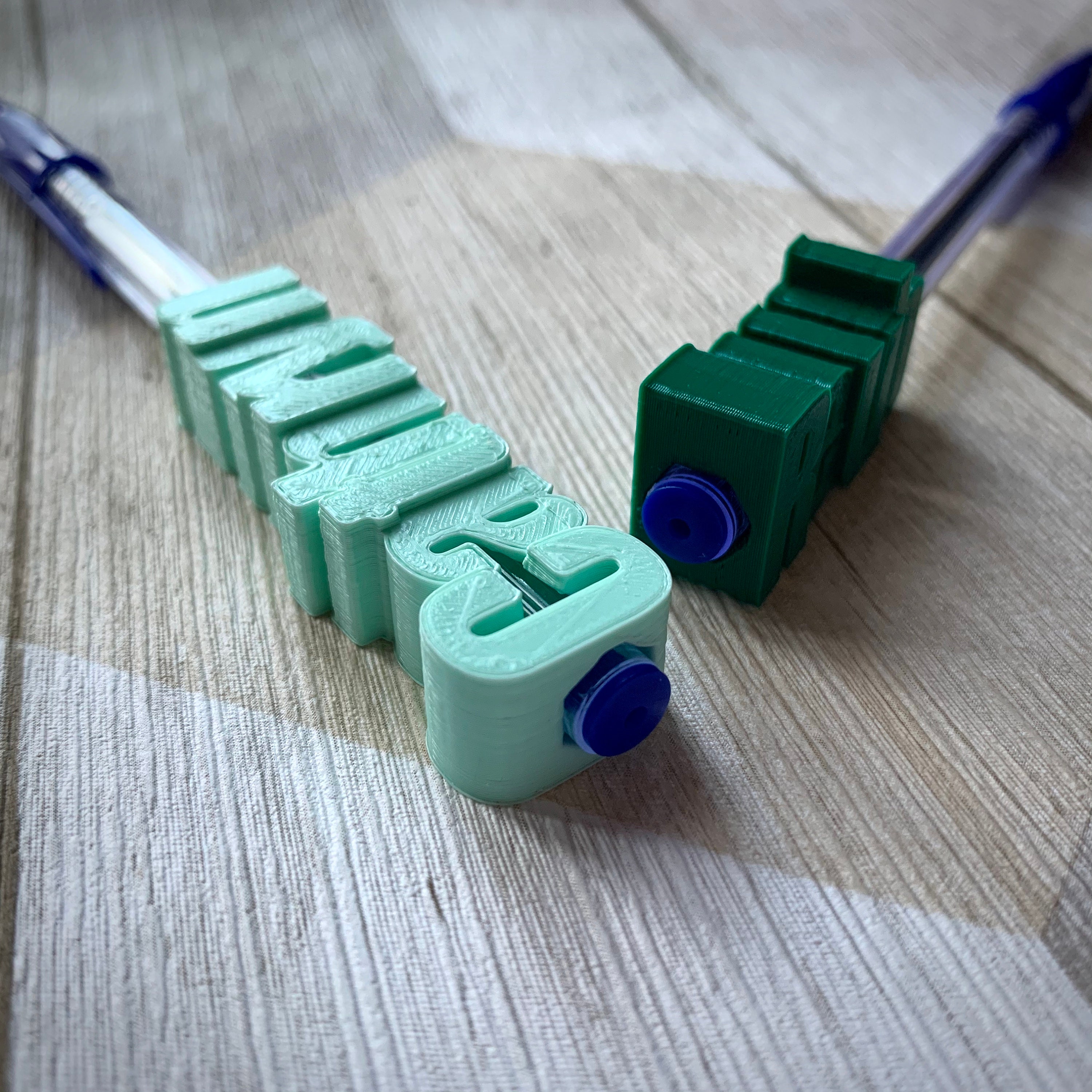 Pen Biro Topper Personalised Name 3D Printed Party Bag | Etsy