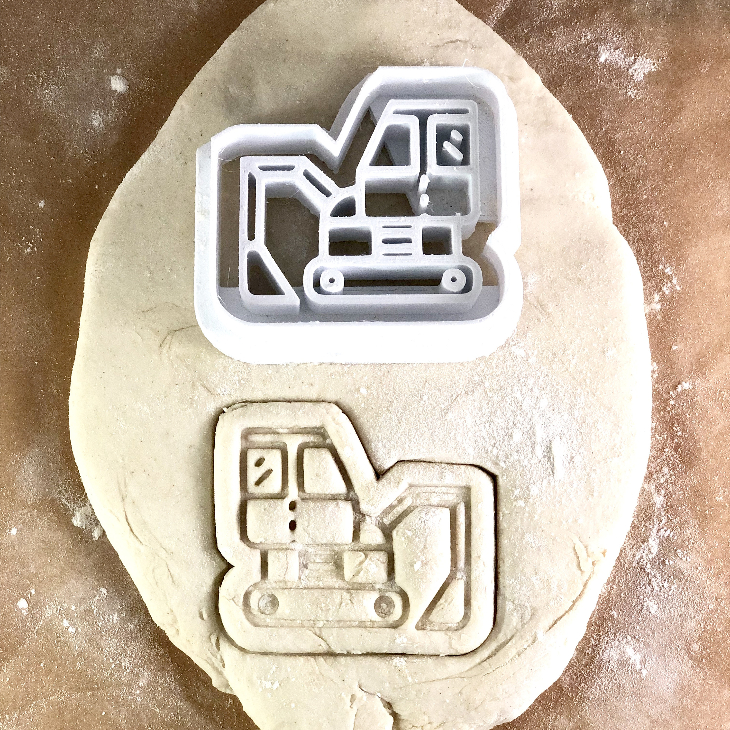 Digger Cookie Cutter: 3D Printed PLA Plastic - Etsy