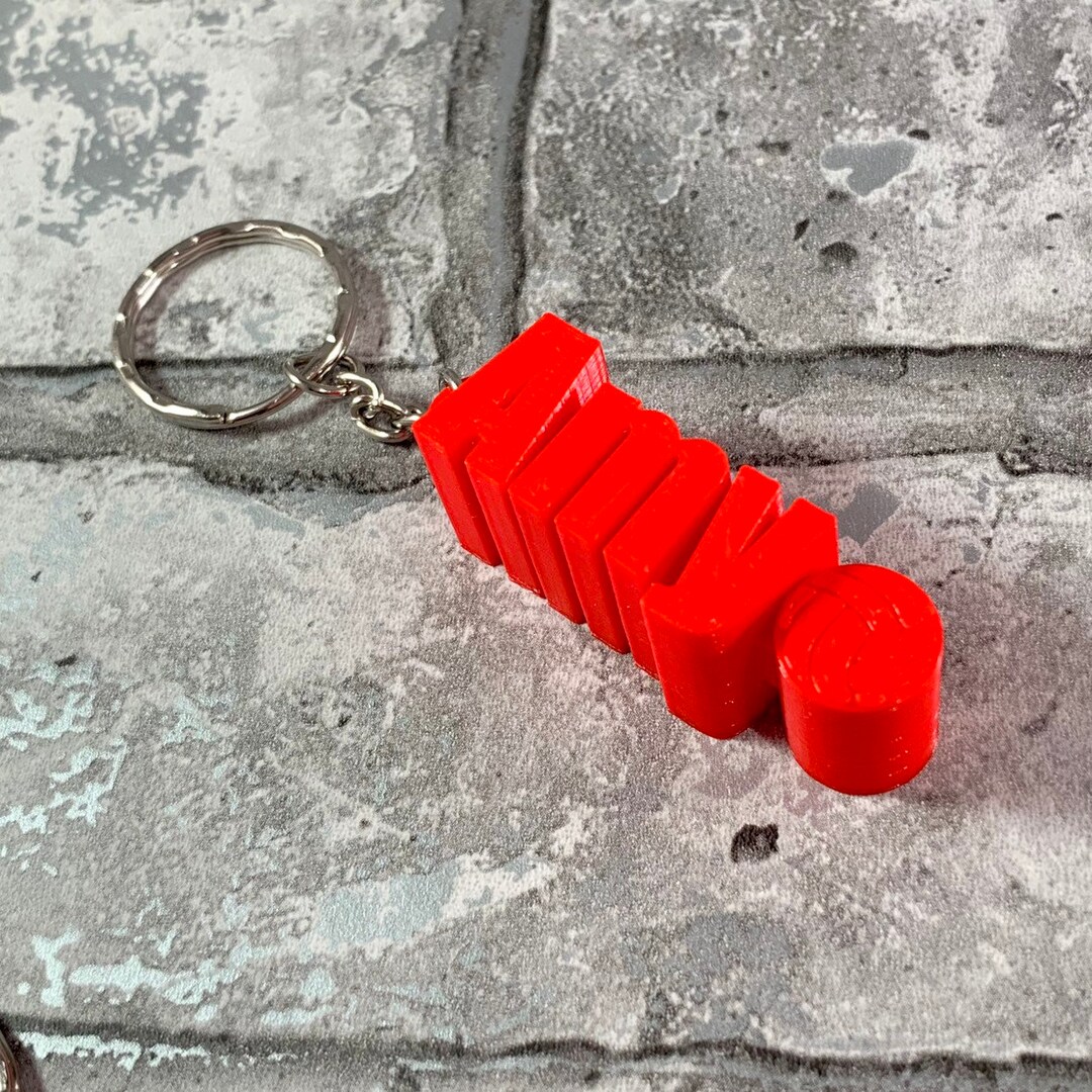 Personalized Netball Keychain: 3D Printed School Bag Tag - Etsy