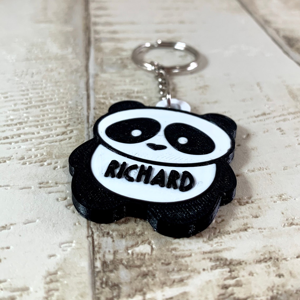 Panda Keyring Keychain Personalised 3D Printed Party Bag - Etsy