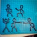 Stickmen - Stickman - Pencil Doodle Men - 3D Printed - Desk Accessory ...