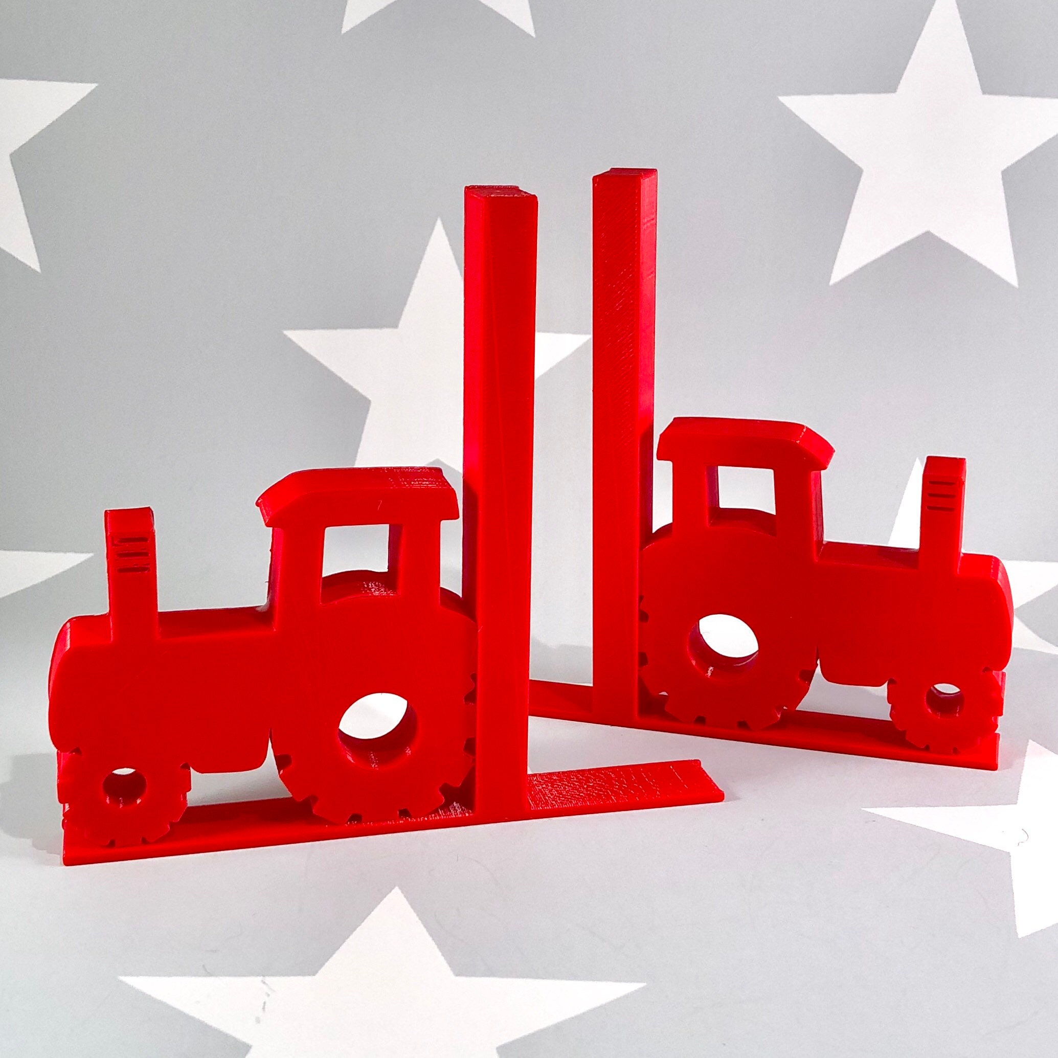 Tractor Bookends 3D Printed Farm Farmyard Book Storage - Etsy