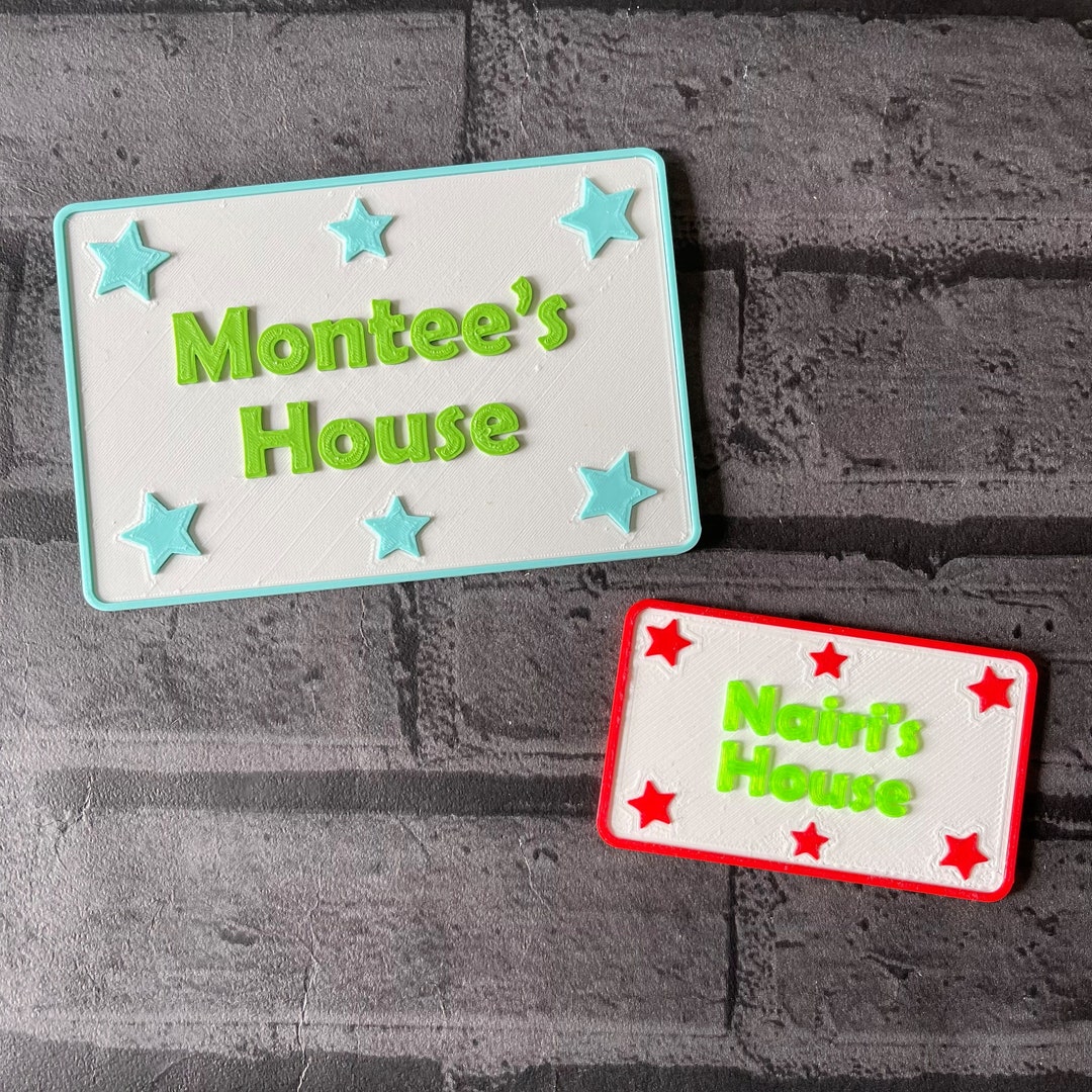 XL Children's Playhouse Sign - Little Tikes - Door Plaque - Door Sign ...