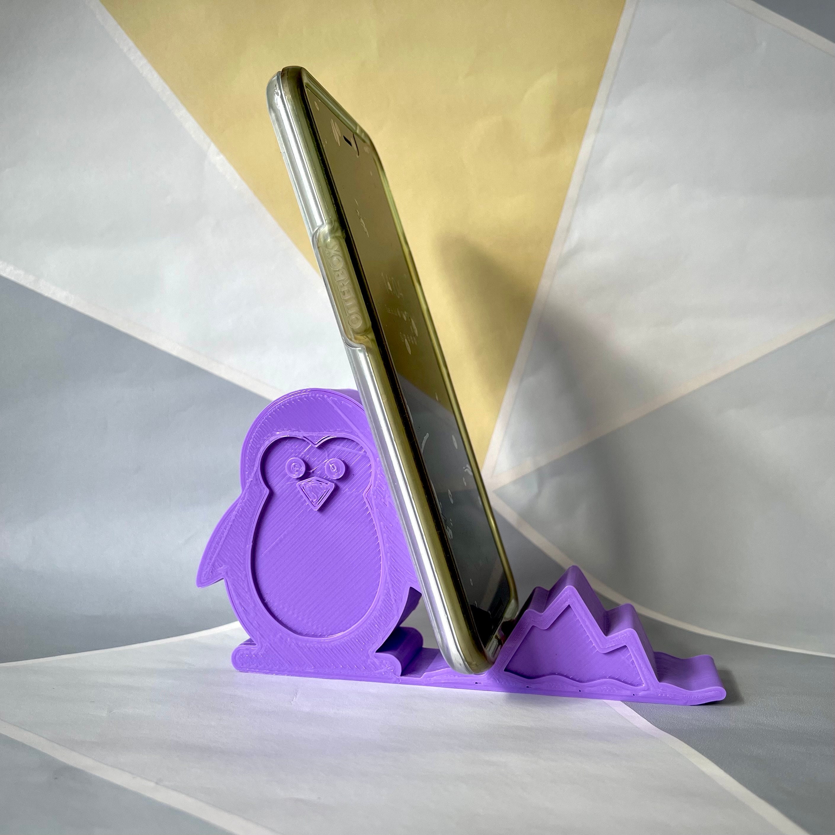 Penguin Mobile Ipad Phone Stand Sealife Desk Accessory - Etsy