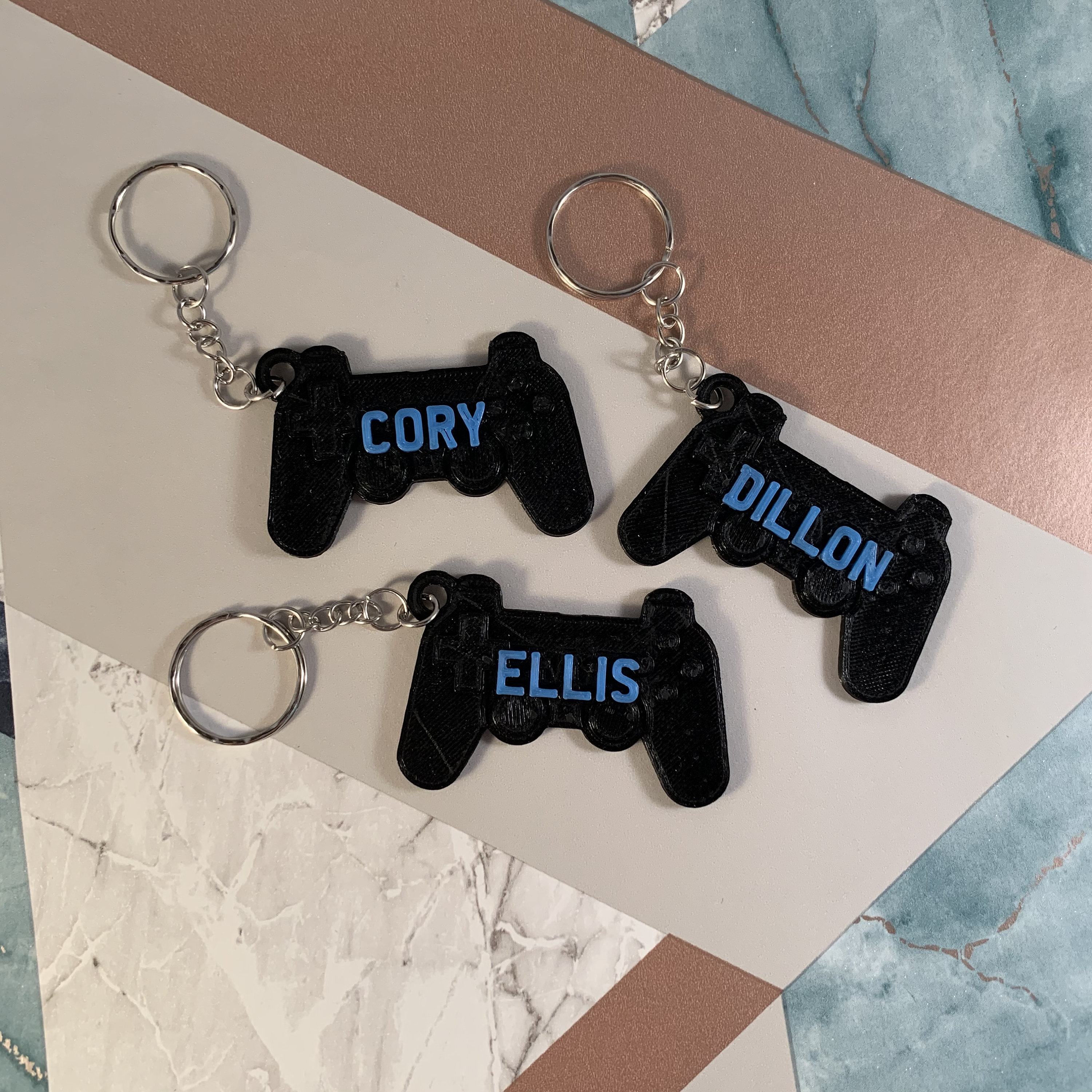 Game Controller Keychain/keyring Video Gamer 3D Printed | Etsy UK