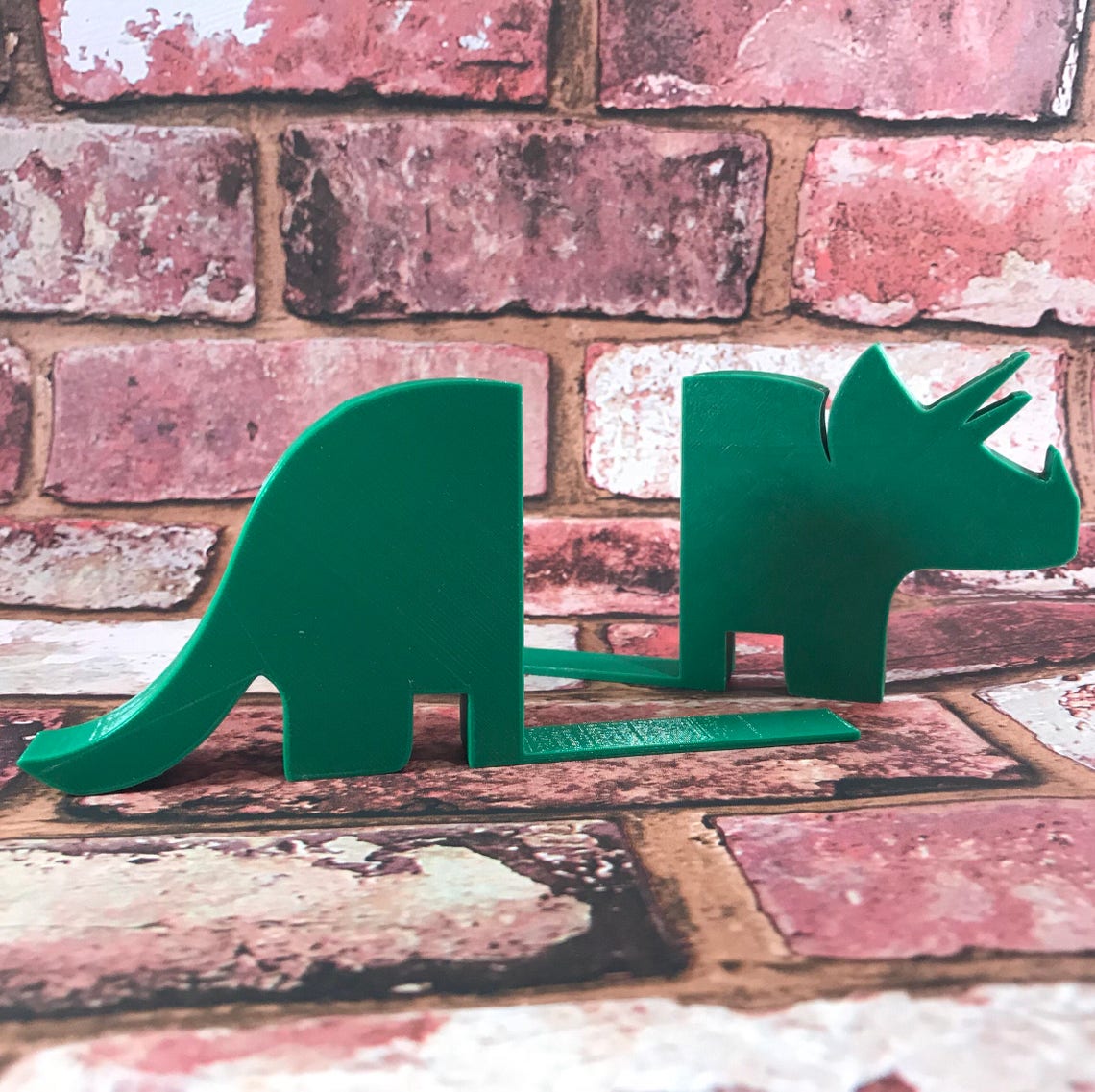 Dinosaur Bookends 3D Printed Book Storage Nursery Decor | Etsy
