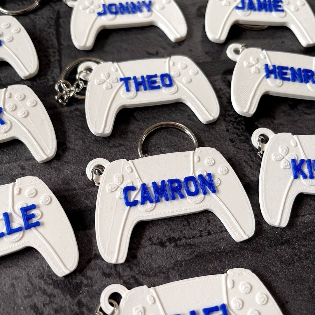Game Controller - Keychain/keyring - Video Gamer - 3D Printed ...