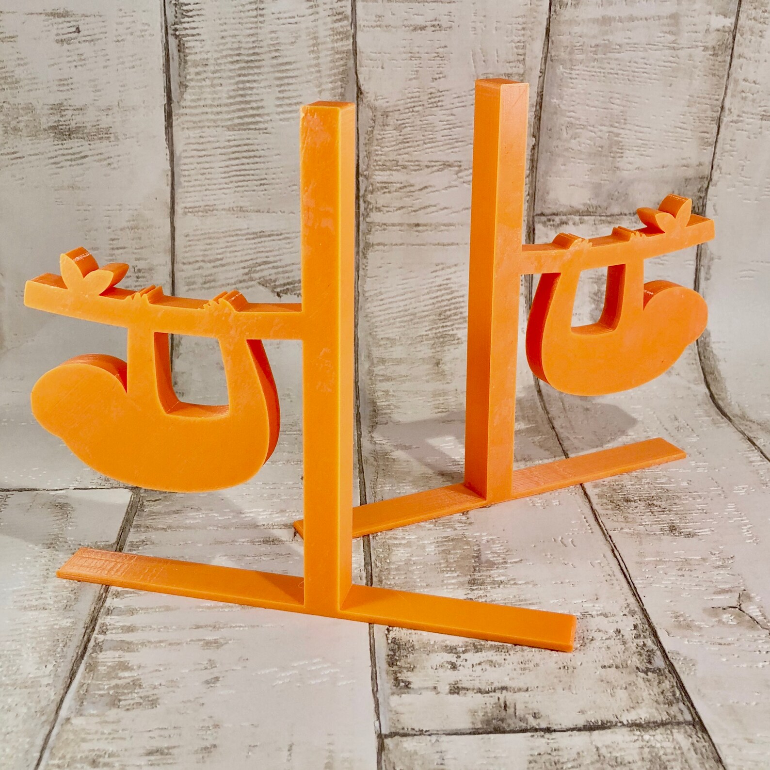 Sloth Bookends 3D Printed Book Storage Children's | Etsy