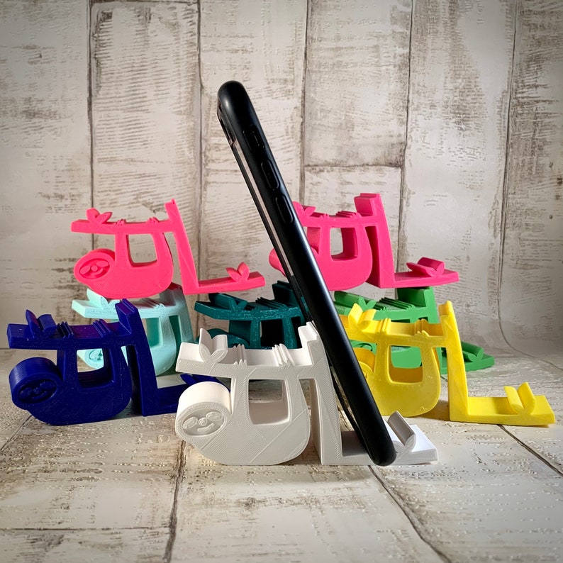 Sloth Mobile Ipad Phone Stand Madagascar Lover Desk - Etsy