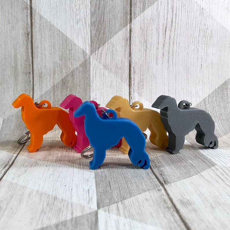 Silken Windhound Keyring / Keychain Dog Lover Gift Ideas | Etsy