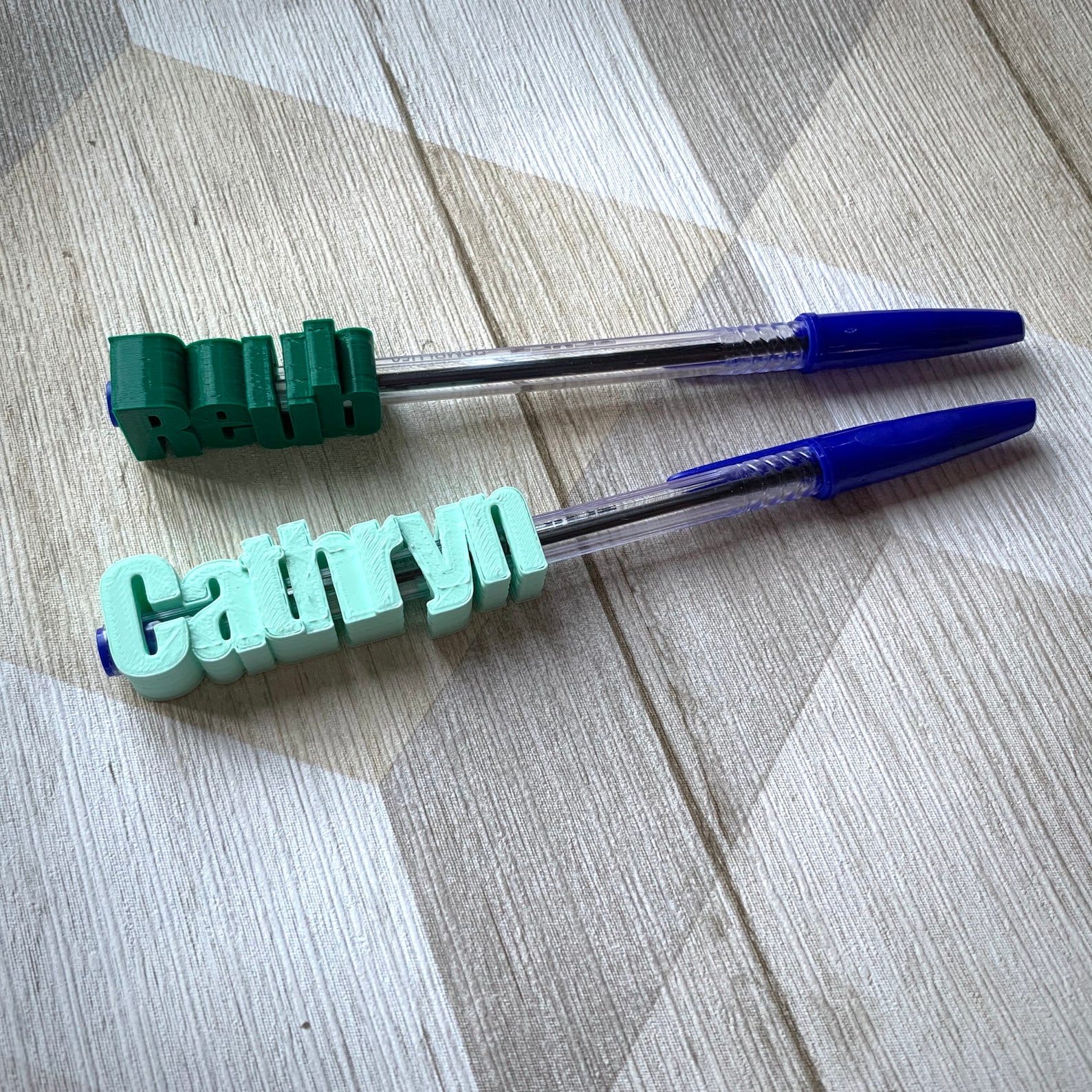 Pen Biro Topper Personalised Name 3D Printed Party Bag | Etsy UK